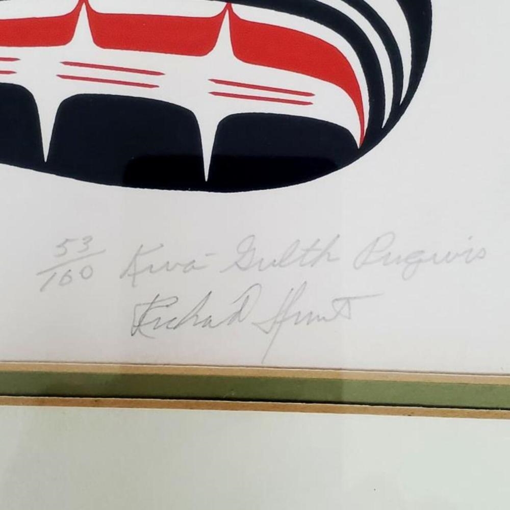 Richard Hunt | Richard Hunt (b 1951) Kwa Gulth Pugwis Screenprint ...