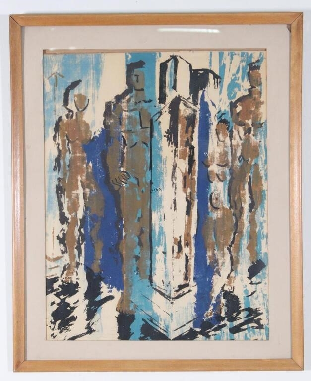 Paul England | MID CENTURY PAUL ENGLAND 1954 SERIGRAPH (1954) | MutualArt