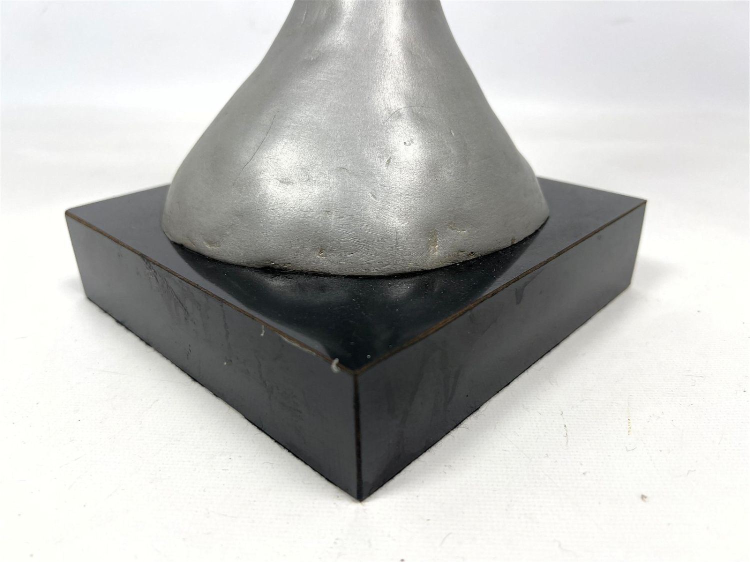 Dorothy Graham | Dorothy Graham Plaster Modernist Sculpture. Silver ...