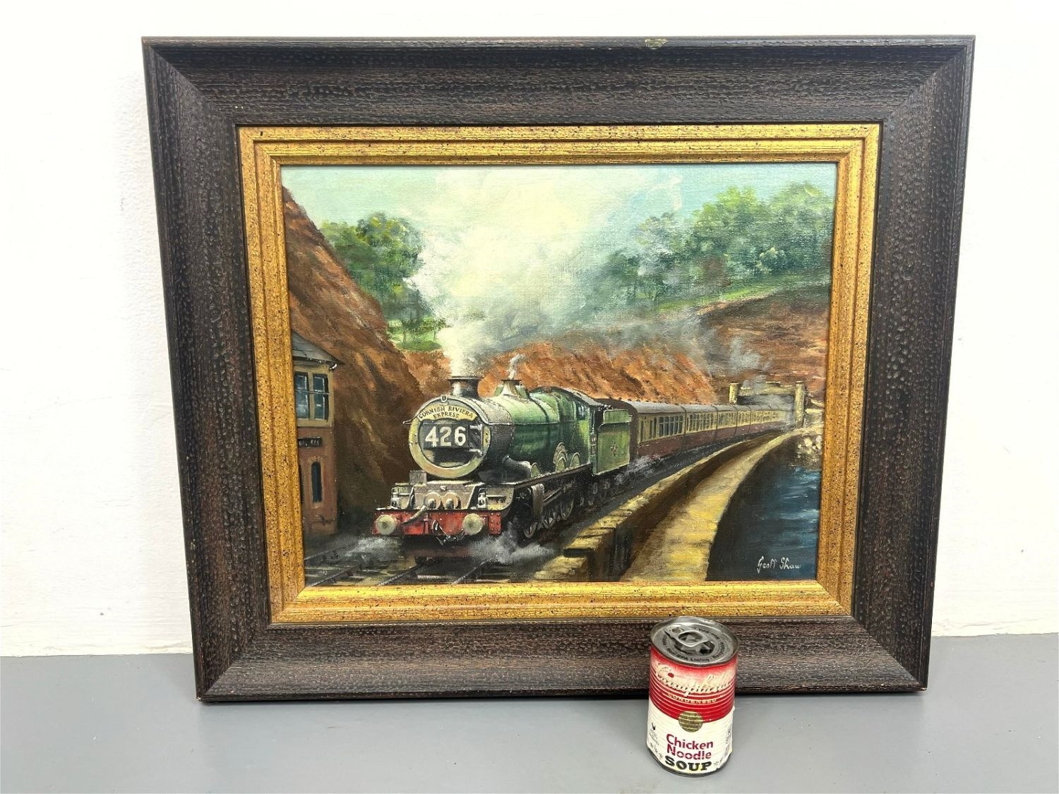 Geoff Shaw | Cornish Riviera Express #426 Steam Engine | MutualArt