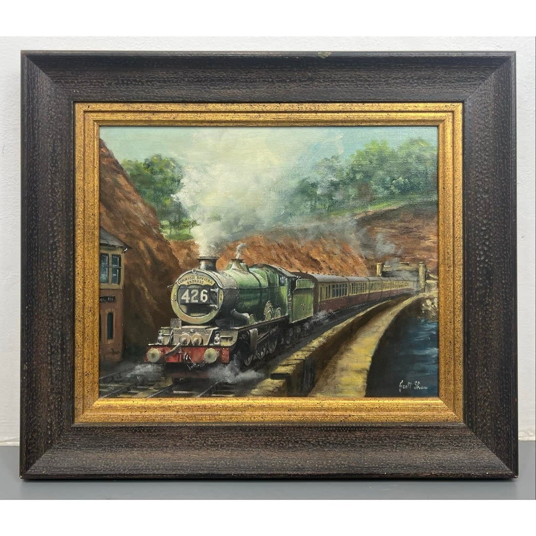 Geoff Shaw | Cornish Riviera Express #426 Steam Engine | MutualArt