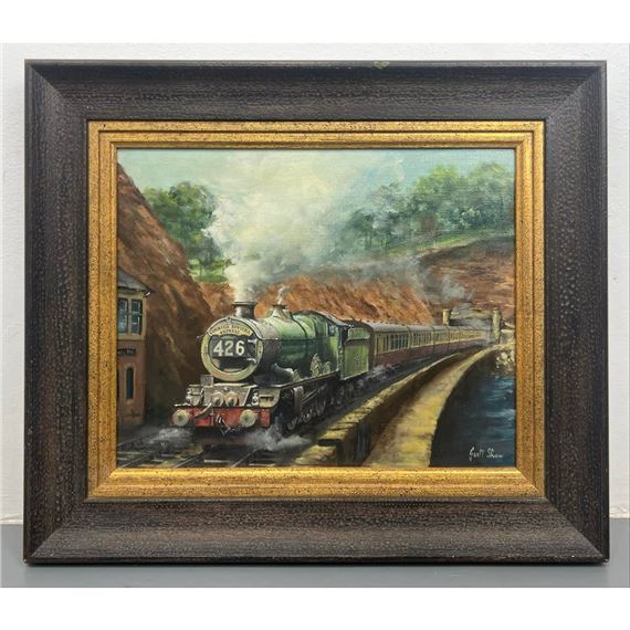 Geoff Shaw | Cornish Riviera Express #426 Steam Engine | MutualArt