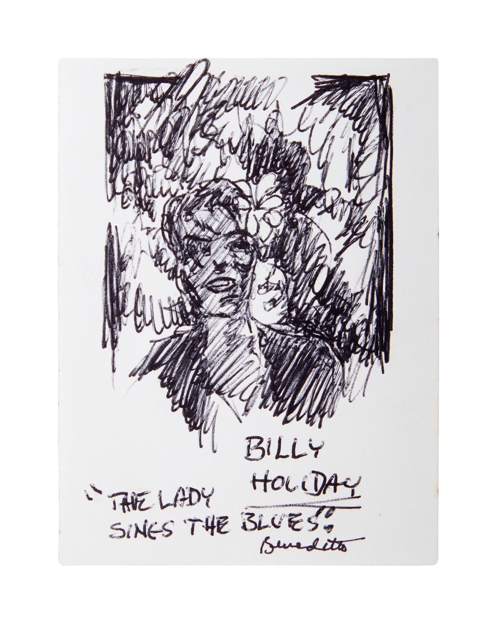 Tony Bennett | Tony Bennett | Original Billie Holiday Sketch | MutualArt