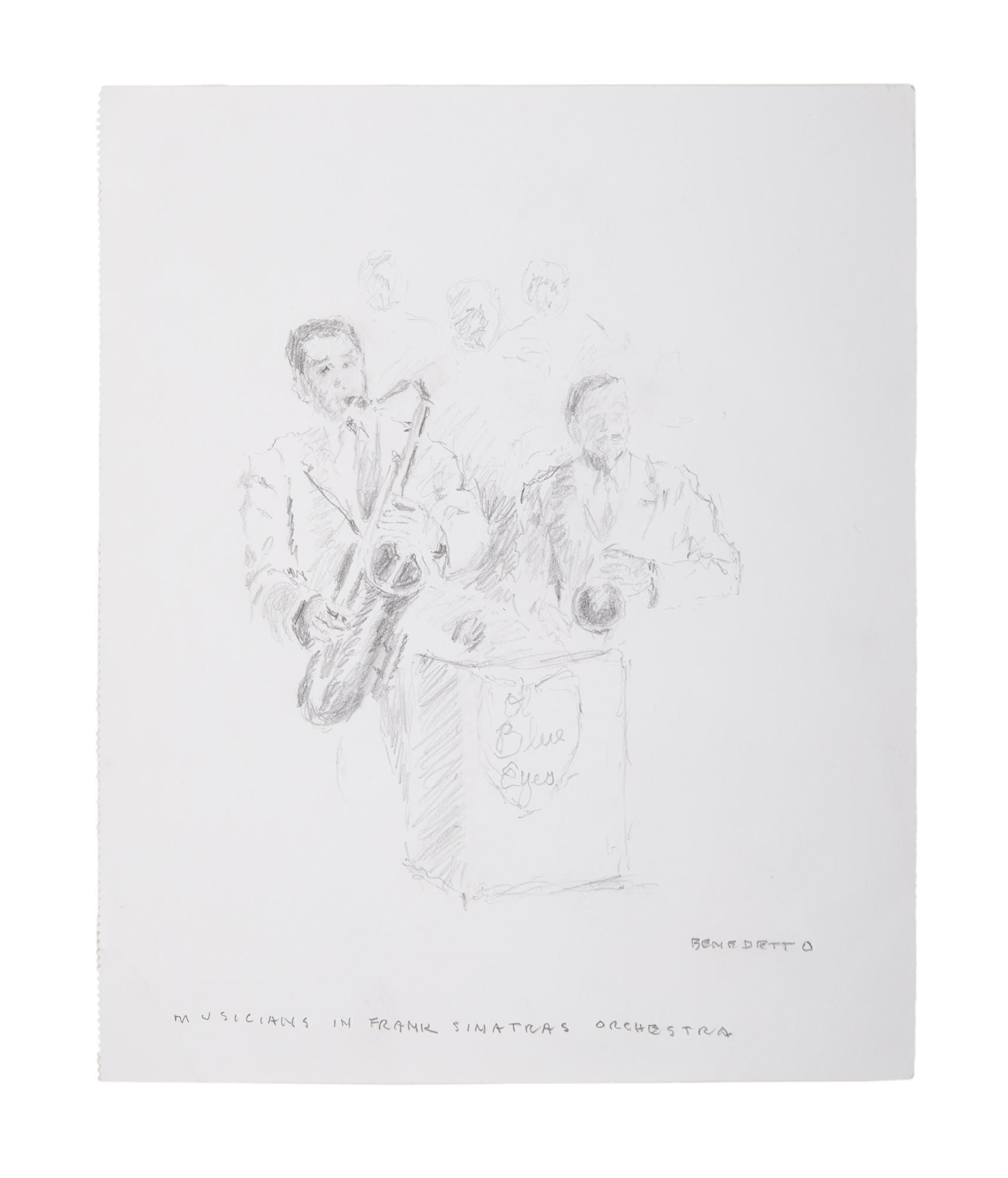 Tony Bennett | Tony Bennett | Original Ol Blue Eyes Orchestra Sketch ...
