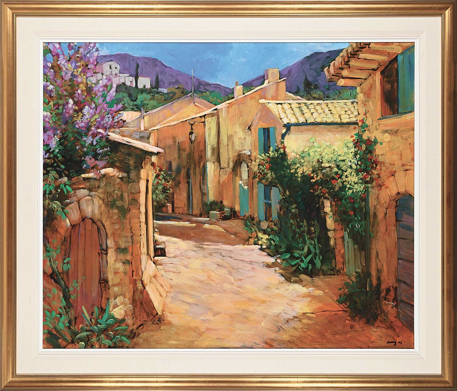 Philip Craig | Street in Tuscany [Lilac Time (2001) | MutualArt