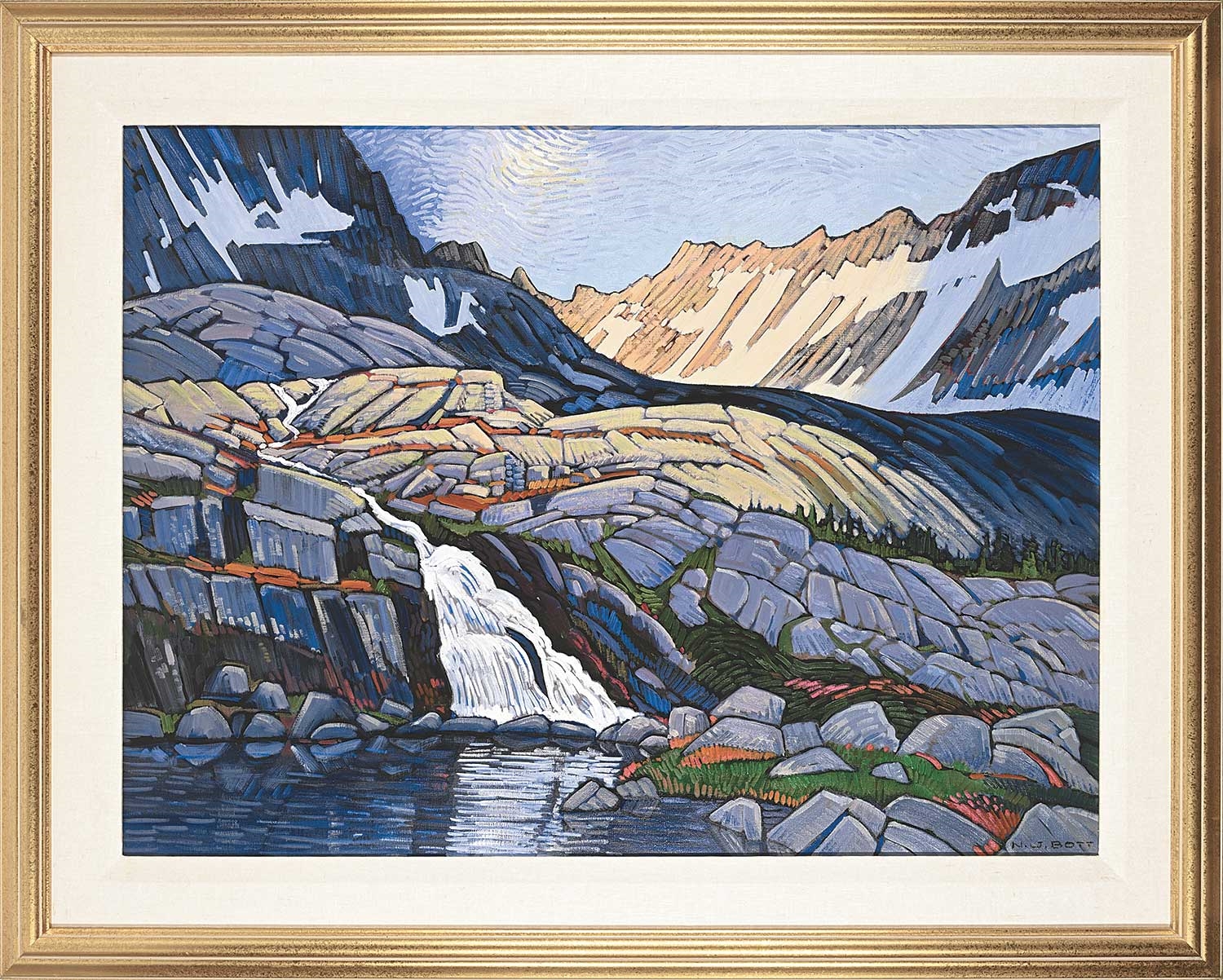 Nicholas Bott | Spring Run Off, Cronin Mountains | MutualArt