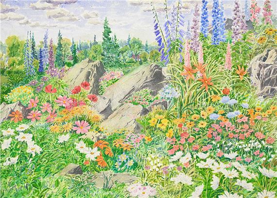 James Stanford Stan Perrott | Untitled - Spring Flowers (1976) | MutualArt