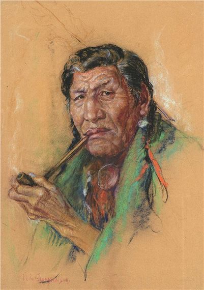 Nicholas de Grandmaison | Pretty Girl - Peigan (Circa 1945) | MutualArt