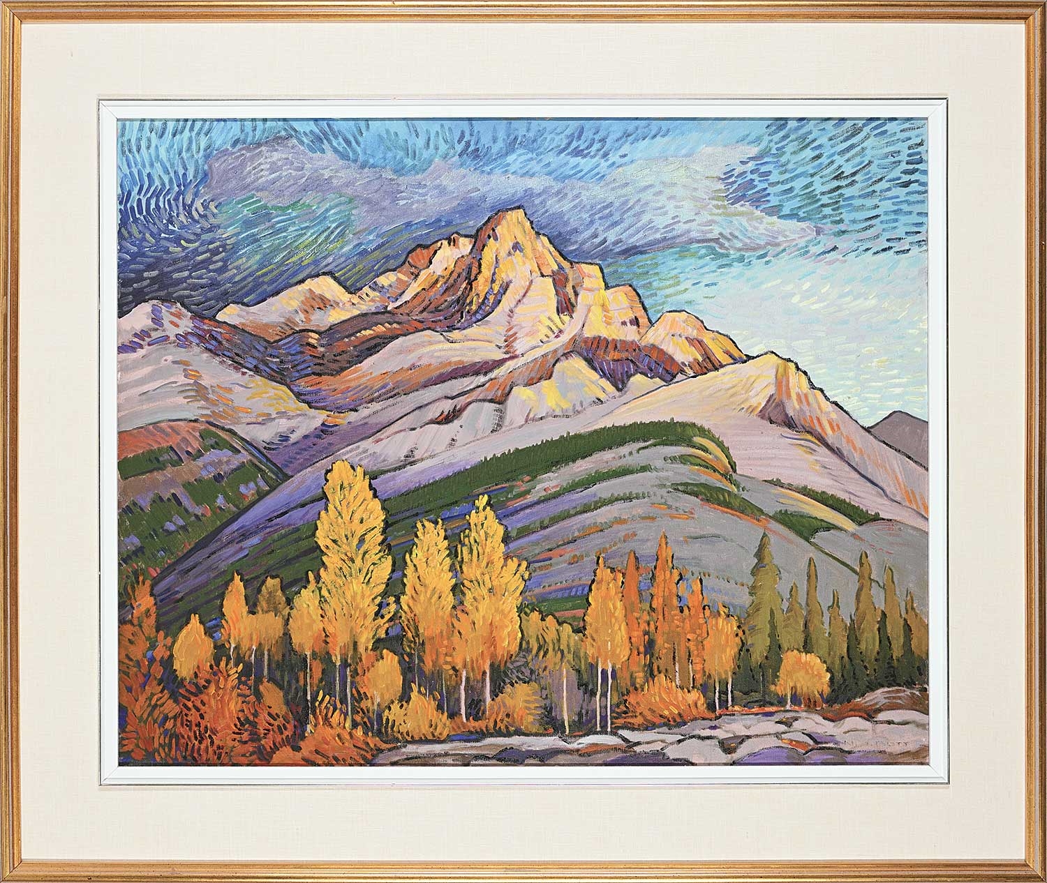 Nicholas Bott | Fall in the Rocky Mountains | MutualArt
