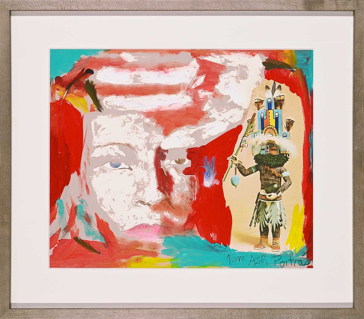 Jane Ash Poitras | Untitled - Figure and Face (1986) | MutualArt