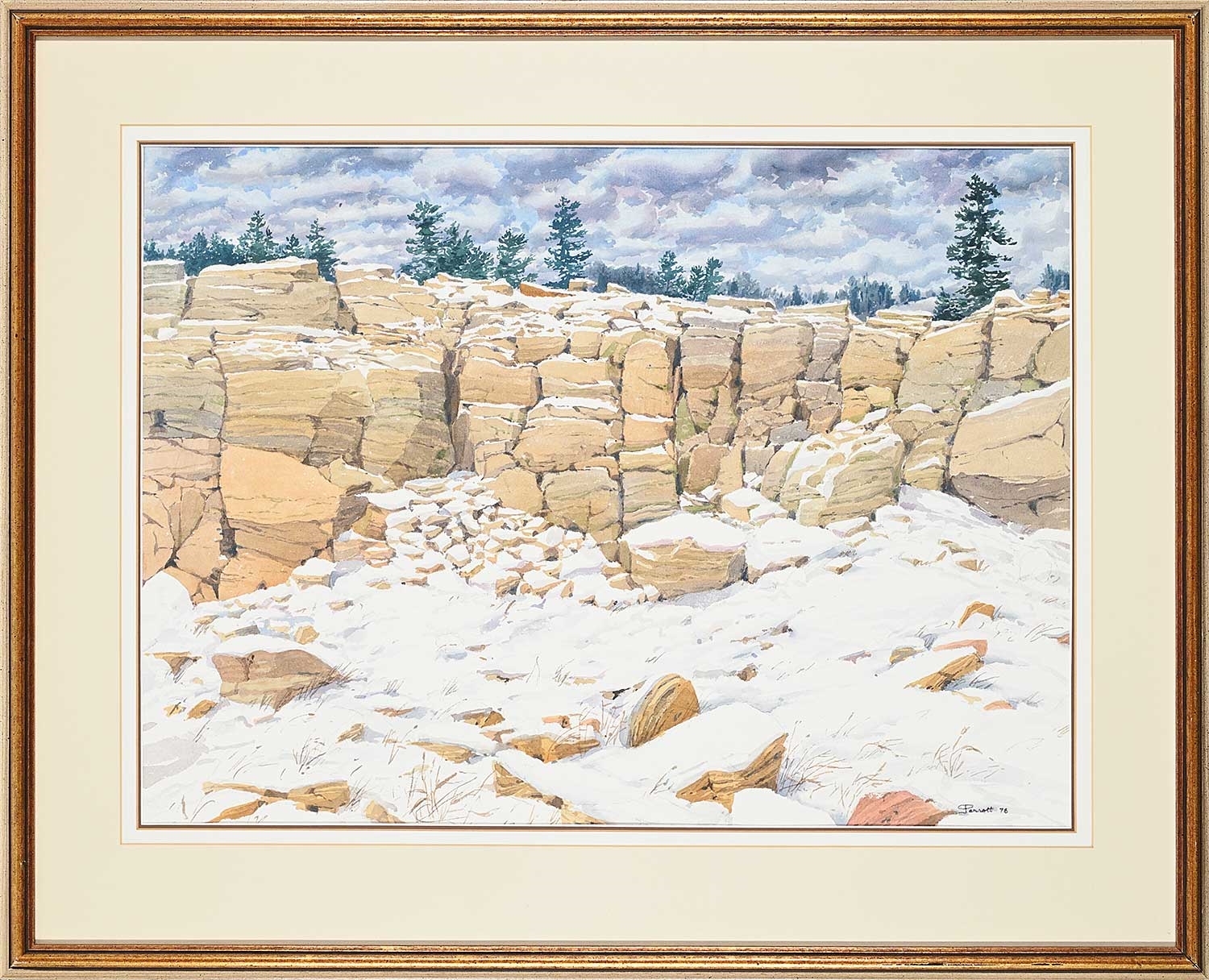 James Stanford Stan Perrott | Rock Wall (1978) | MutualArt