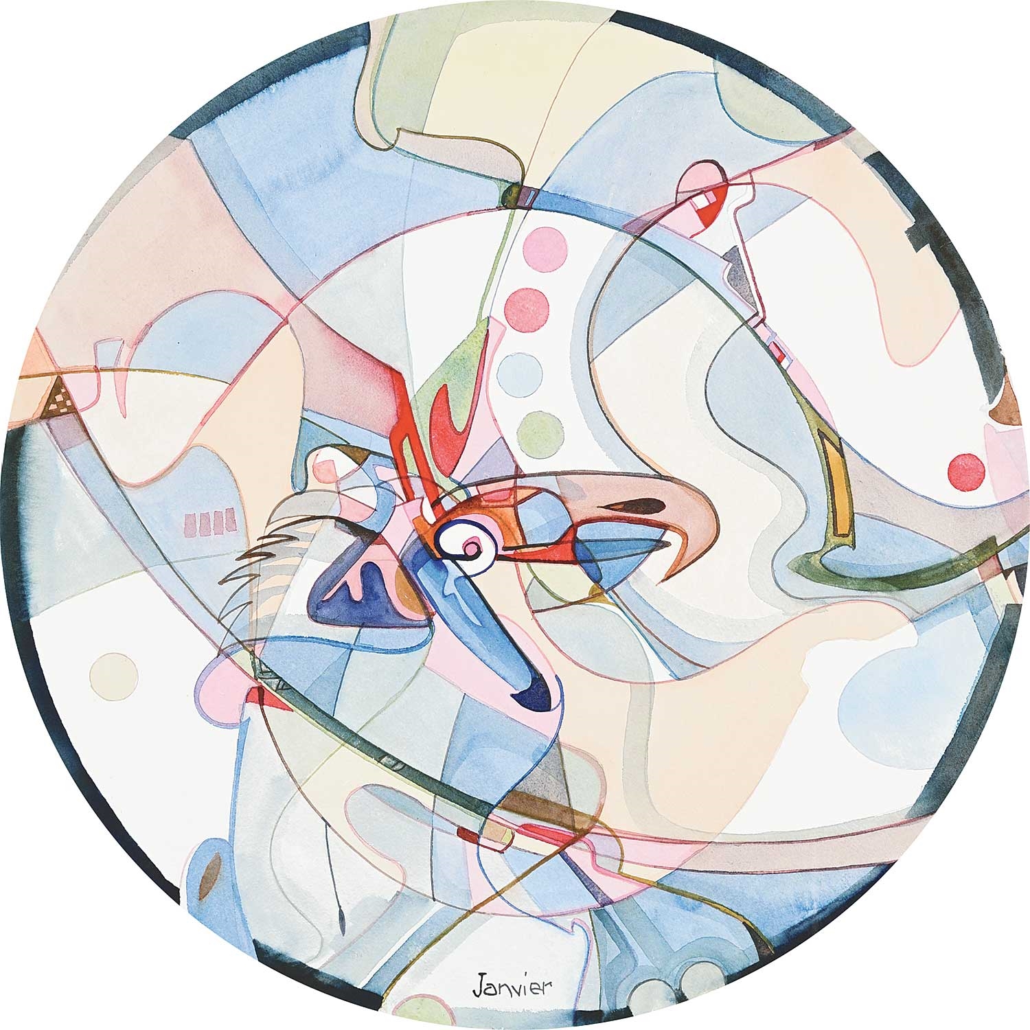 Alex Janvier | The Age of the Eagle (2016) | MutualArt