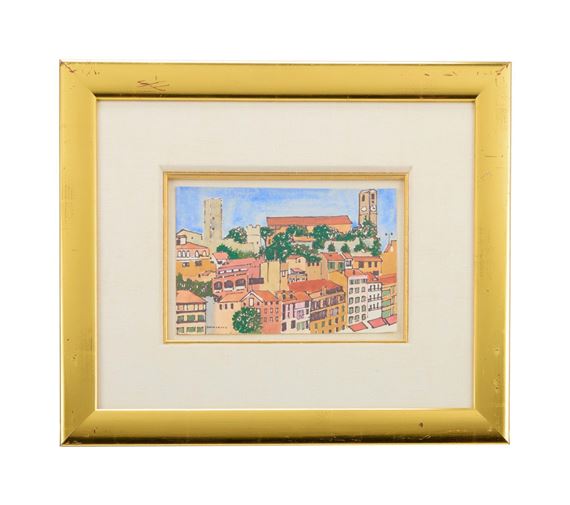 Tony Bennett | Tony Bennett | Original South Of France Watercolor ...