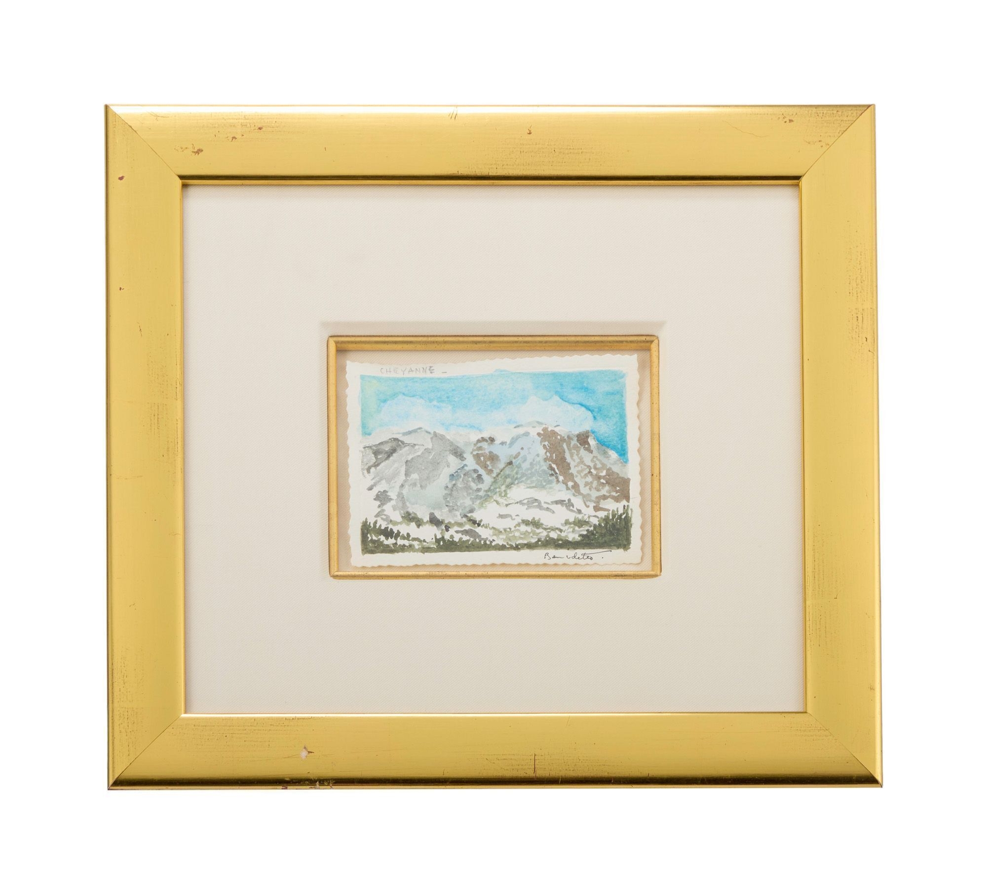 Tony Bennett | Tony Bennett | Original Cheyenne Watercolor Painting ...