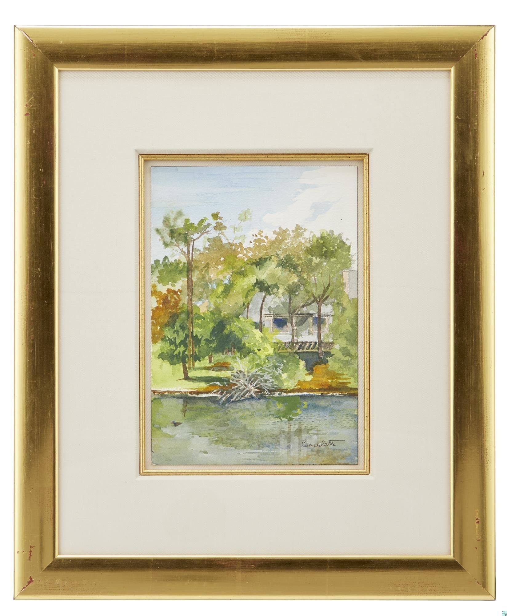 Tony Bennett | Tony Bennett | Original Interlochen, Michigan Watercolor ...