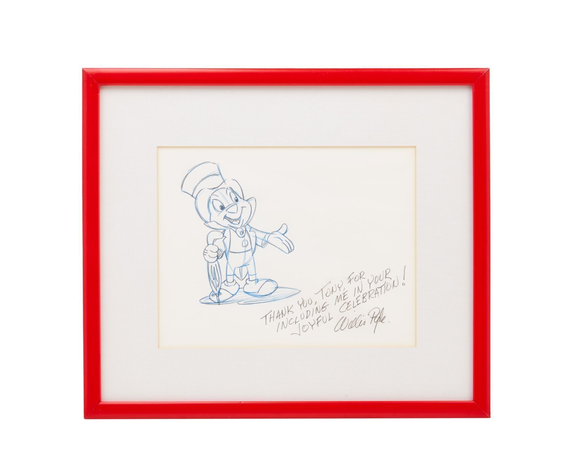 Willis Acton Pyle | Tony Bennett | Willis Pyle Signed Jimmy Cricket ...