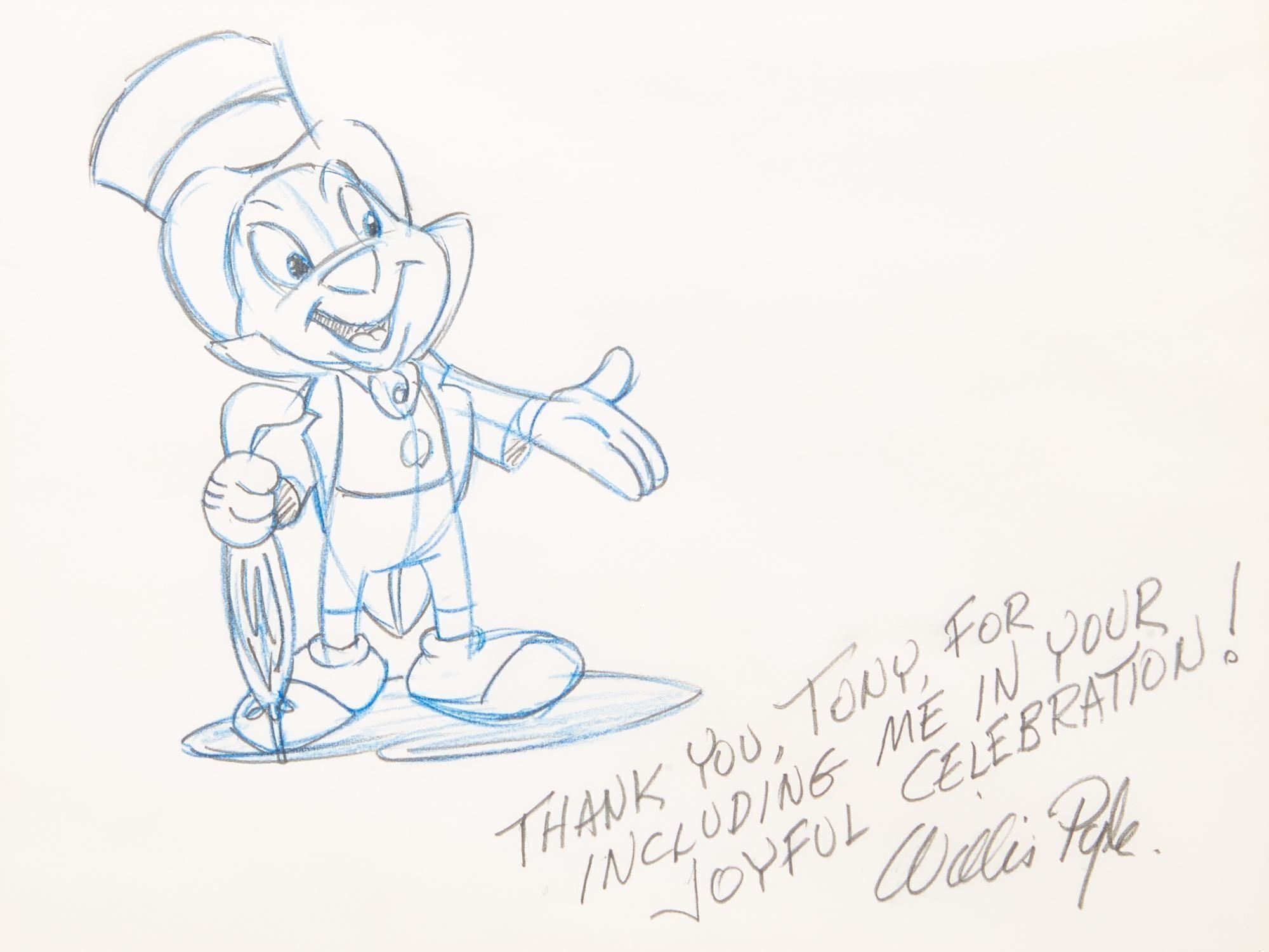 Willis Acton Pyle | Tony Bennett | Willis Pyle Signed Jimmy Cricket ...