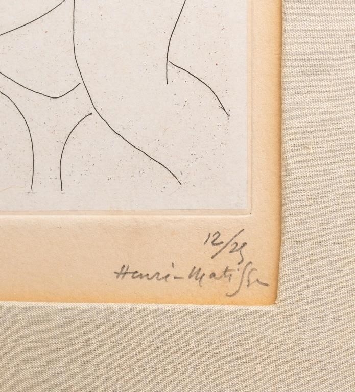 Henri Matisse | Henri Matisse Nu au Fauteuil Etching, 1935 (1935 ...