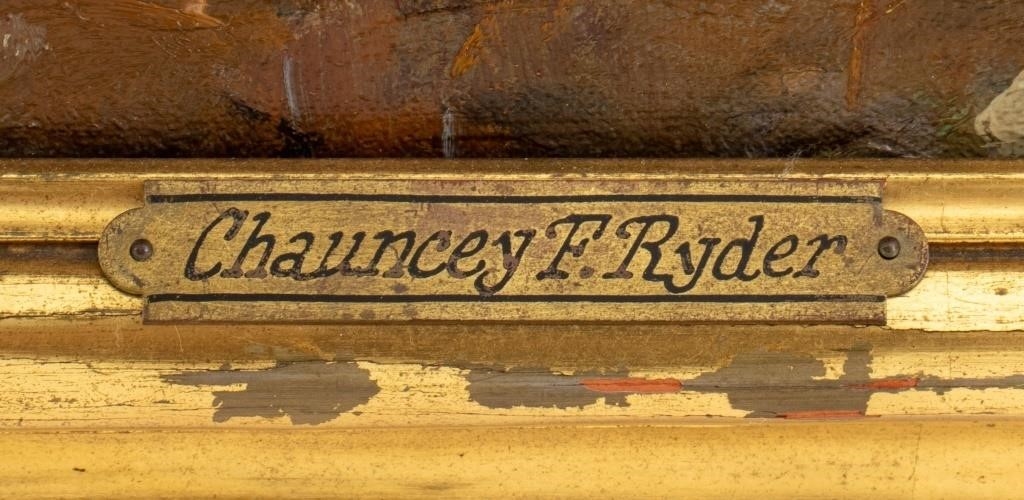 Chauncey Ryder | Chauncey F. Ryder Hilltops Oil on Board | MutualArt
