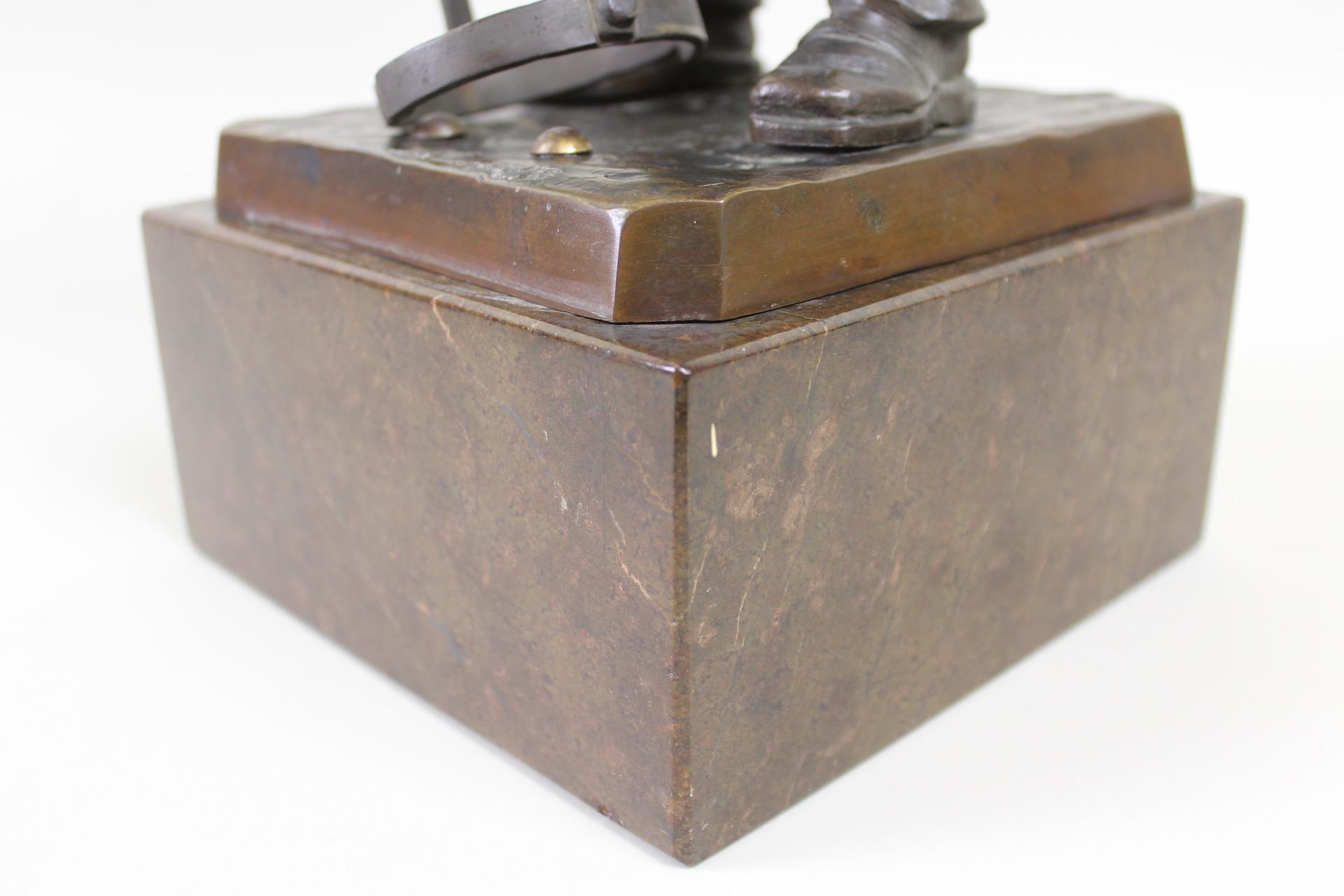 Hans Rieder | Hans Rieder Bronze Sculpture of Blacksmith | MutualArt