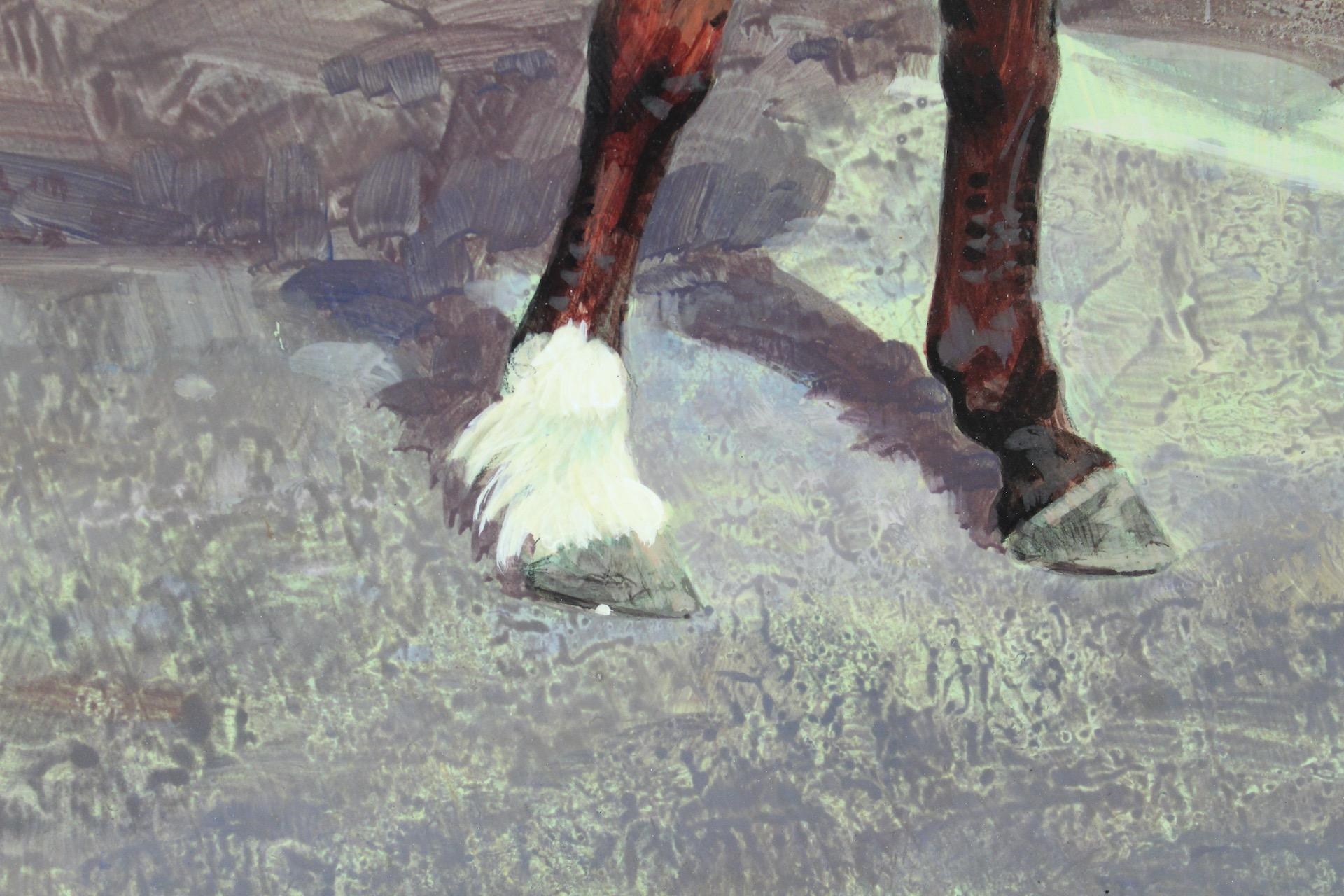 George Englert | Painting of Woman & Horse | MutualArt