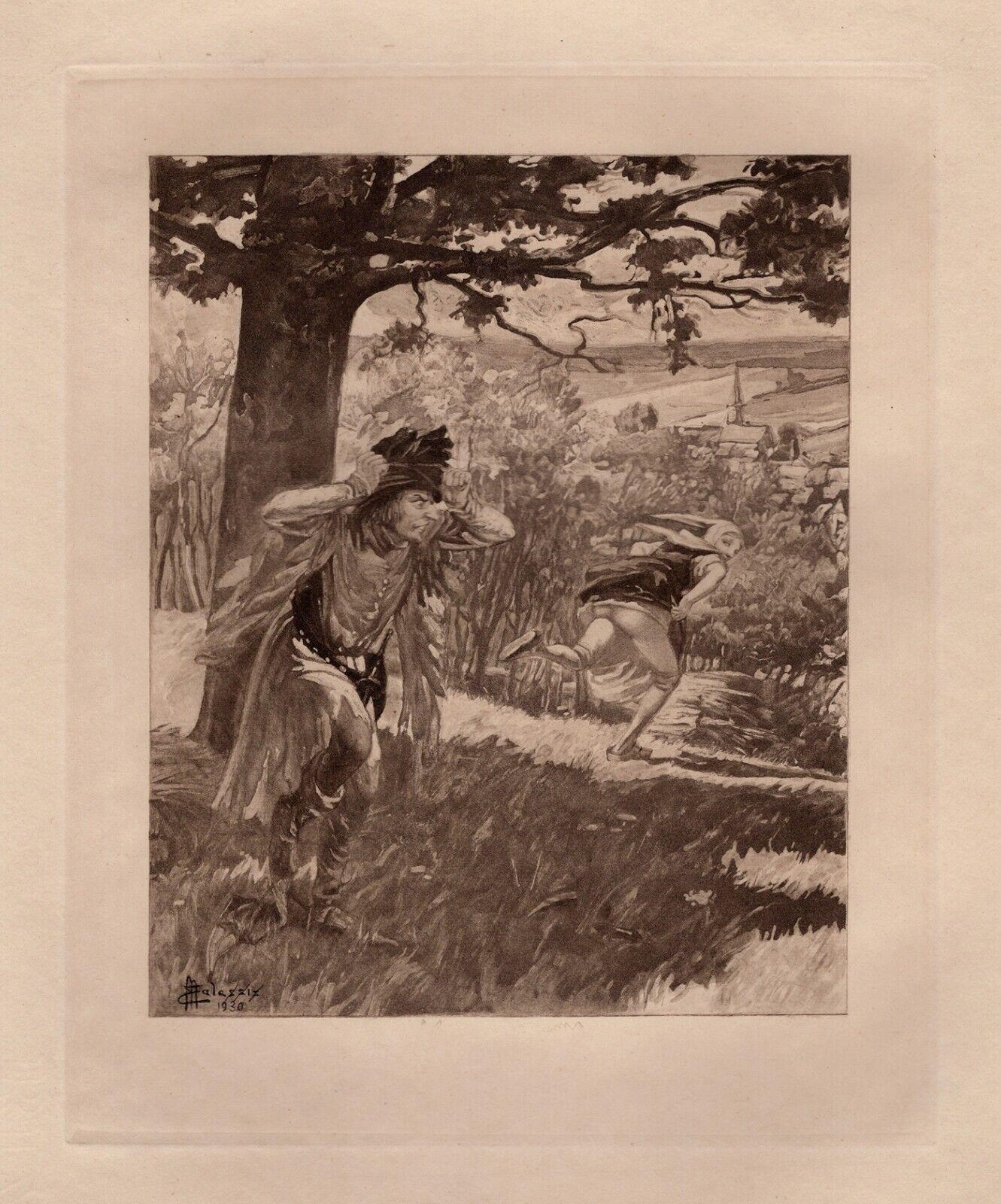 Edmond Malassis | Caught with your Pants Down III (1931) | MutualArt