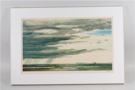 Peter Hurd | Framed Peter Hurd Pencil Signed Lithograph | MutualArt