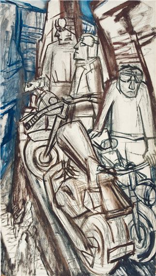 Karl Hubbuch | Hilde Twice (1923) | MutualArt