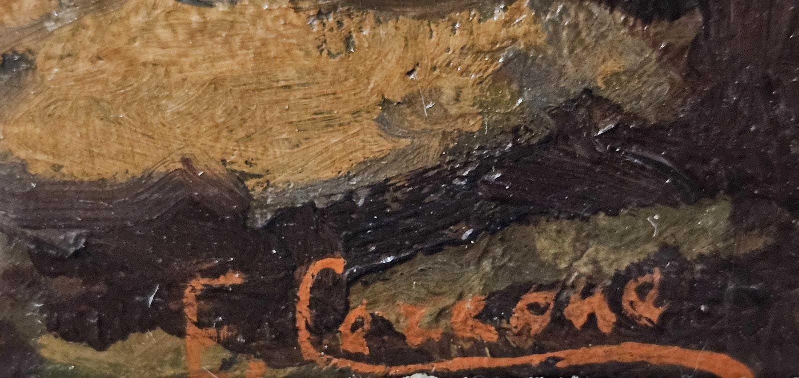 Ettore Cercone | Veduta di Samaria col monte Garizim | MutualArt