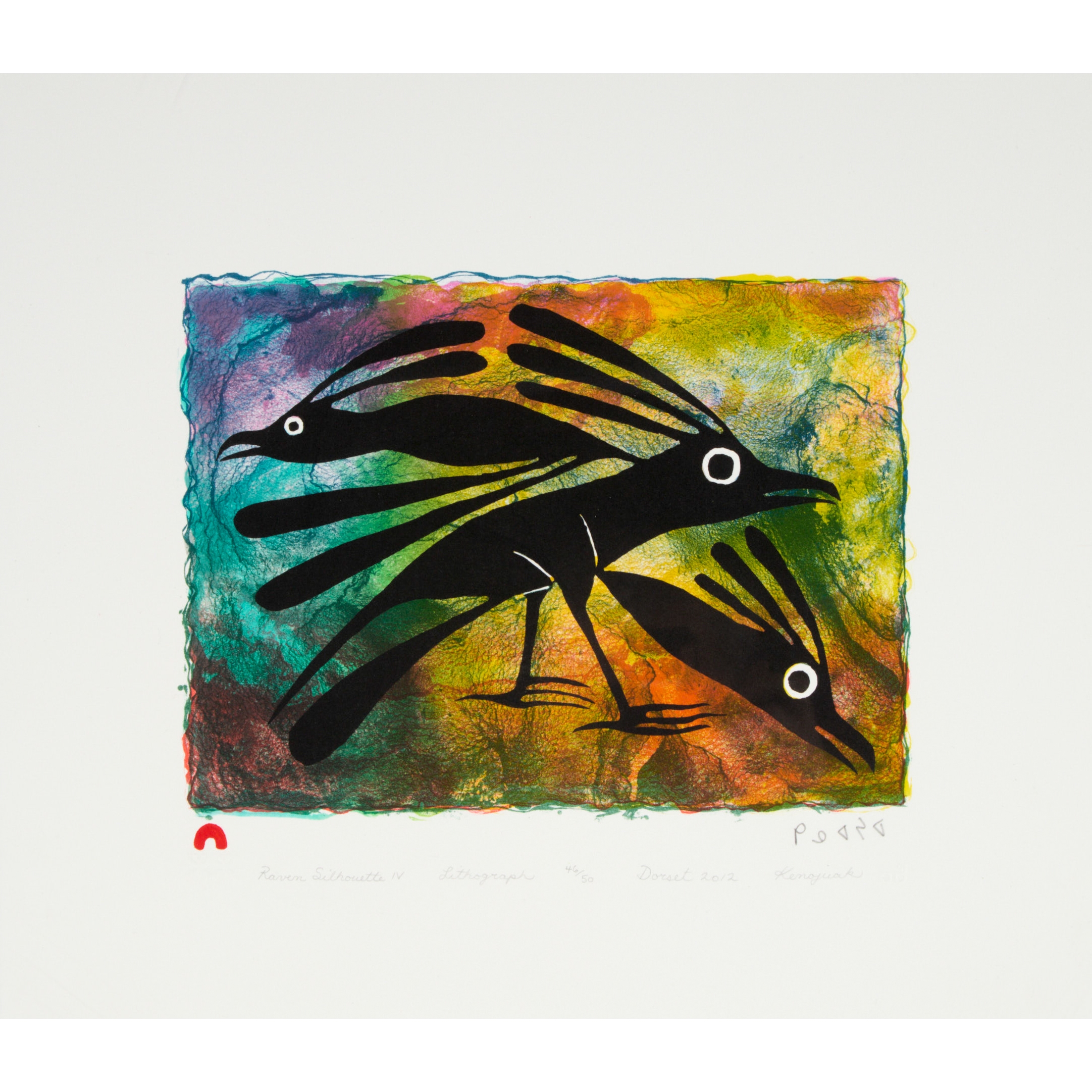 Kenojuak Ashevak | RAVEN SILHOUETTE IV, 2012 (2012) | MutualArt