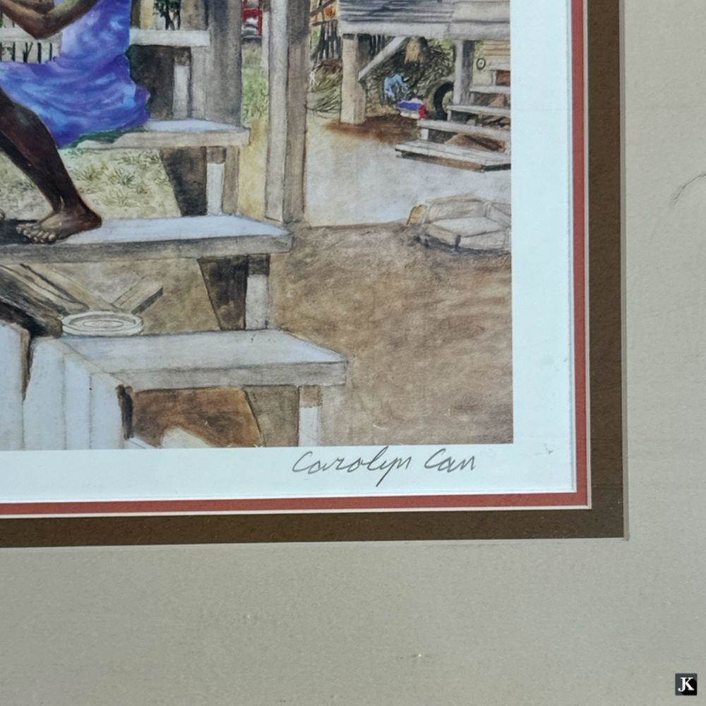 Carolyn Can | Carolyn Can (BELIZE 20th C) Baby Mama Lithograph (1994 ...