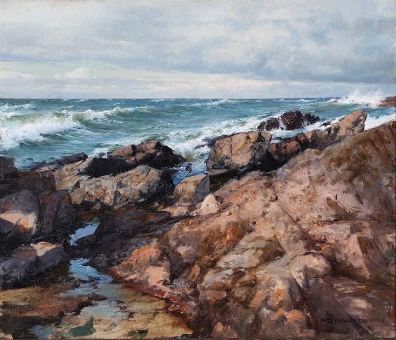 Peder Knudsen | A Danish coastal scenery from Bornholm Island, Denmark ...