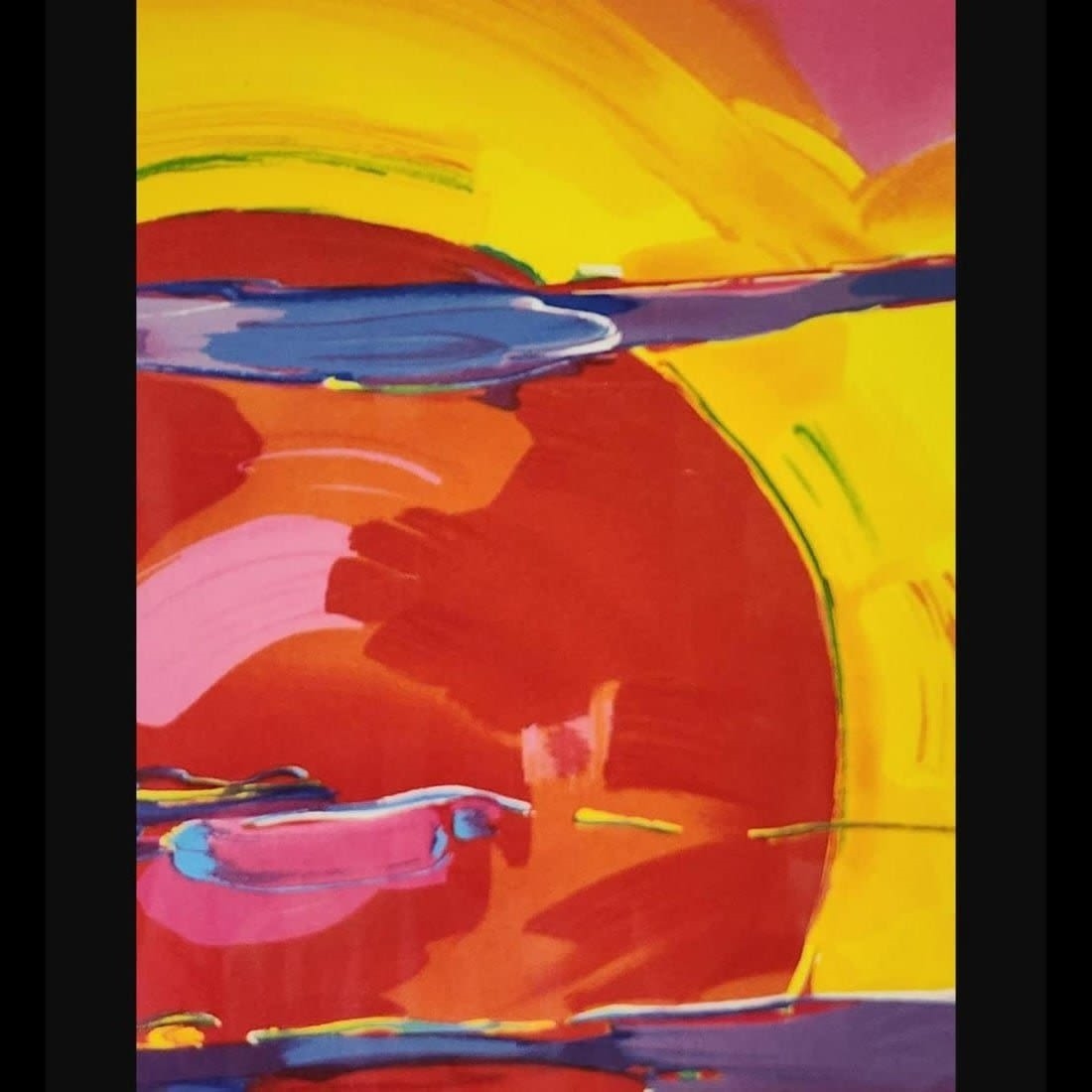 Peter Max | Peter Max Serigraph (American, b. 1937) New Moon, Pencil ...