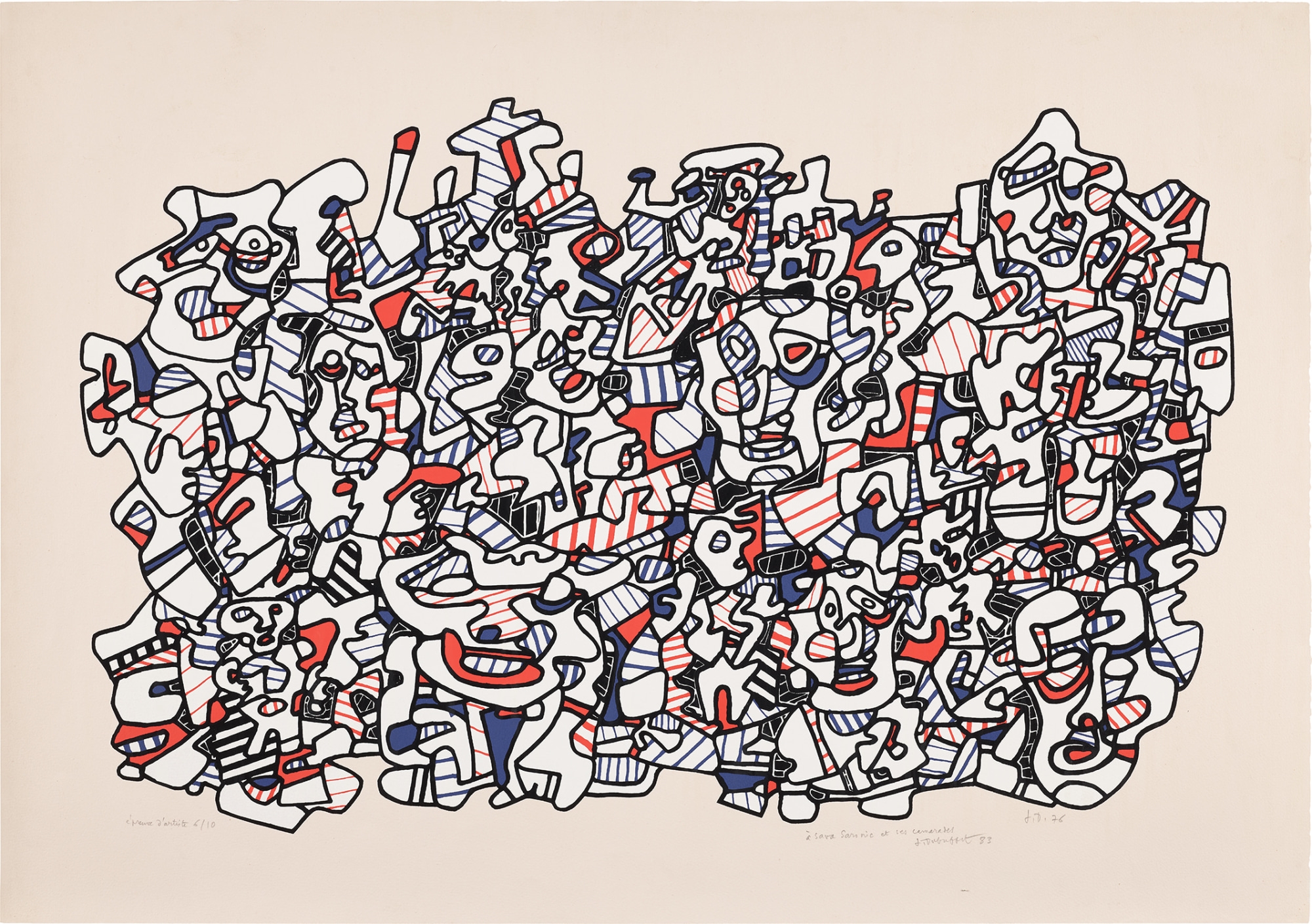 Jean Dubuffet | Mémoration VI (1978) | MutualArt