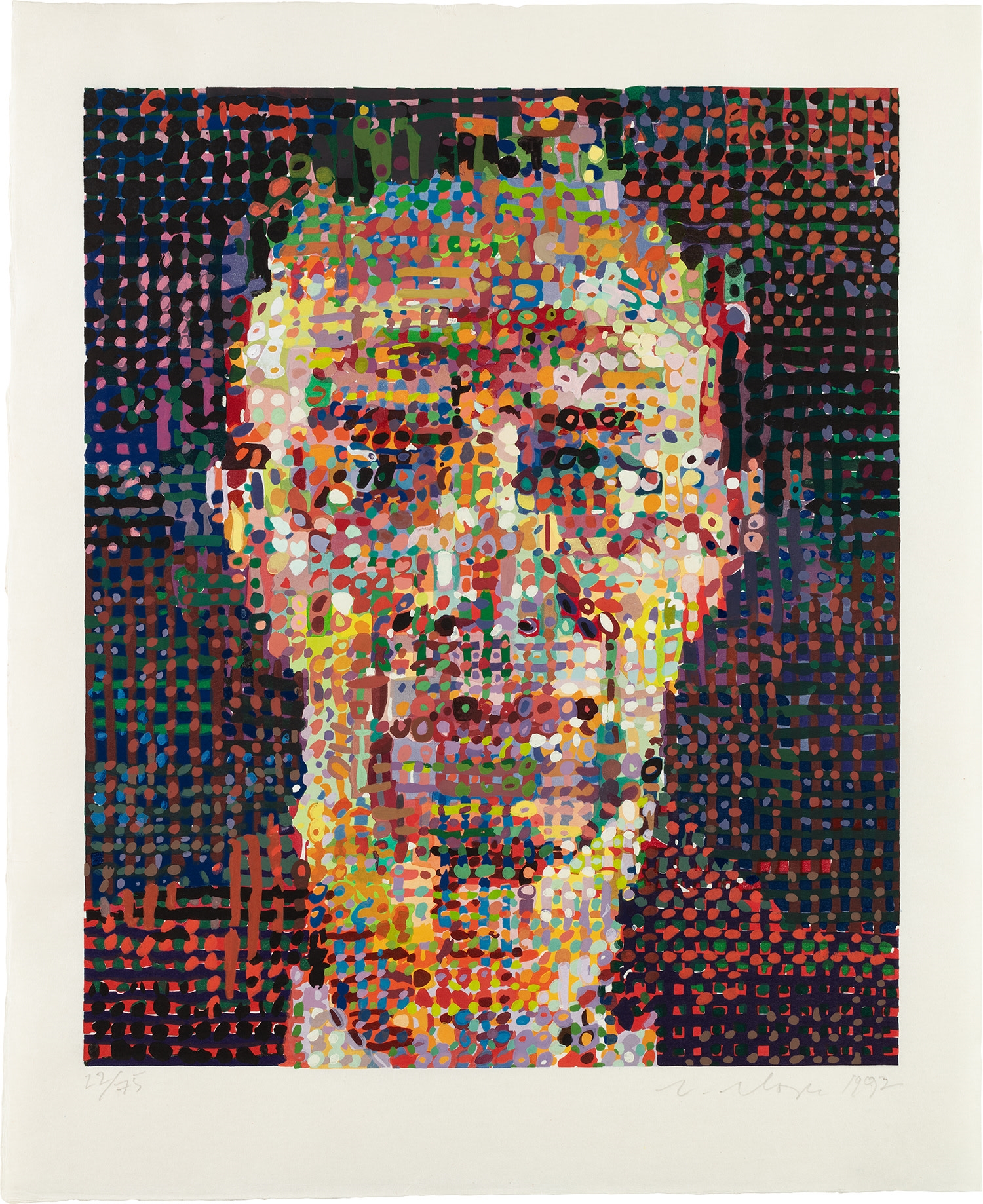 Chuck Close | Alex (1992) | MutualArt