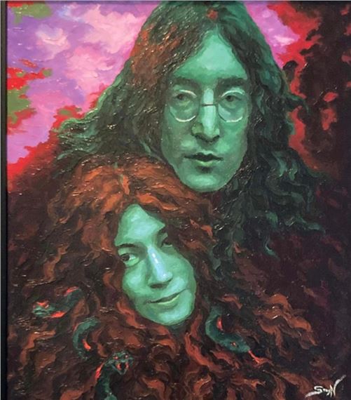 Stas Namin | “John and Yoko” (2022) | MutualArt