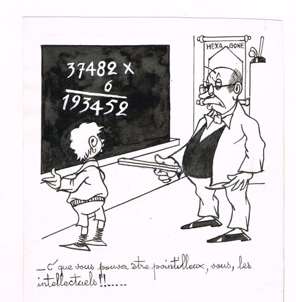 Gaston Fritz | / Suite of two original drawings in his own hand: one ...