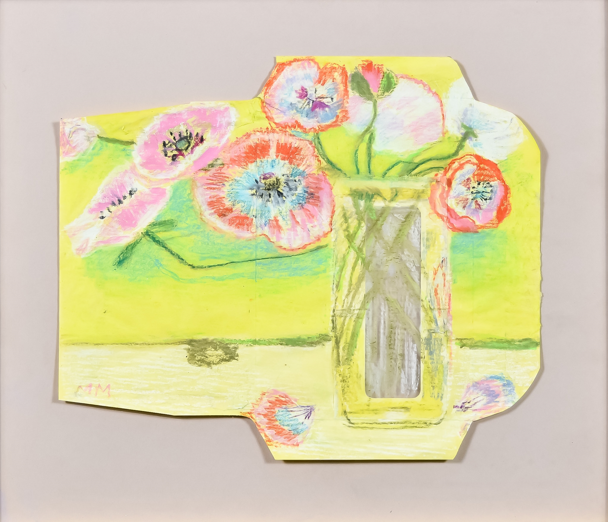 Margaret Mellis | COLLAGE WITH RED TRIANGLE I | MutualArt