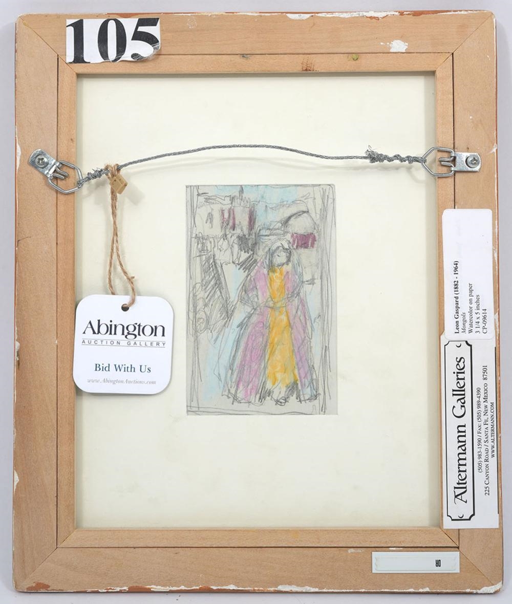 Leon Gaspard | Leon Gaspard 'Mongols' Double Sided Painting | MutualArt