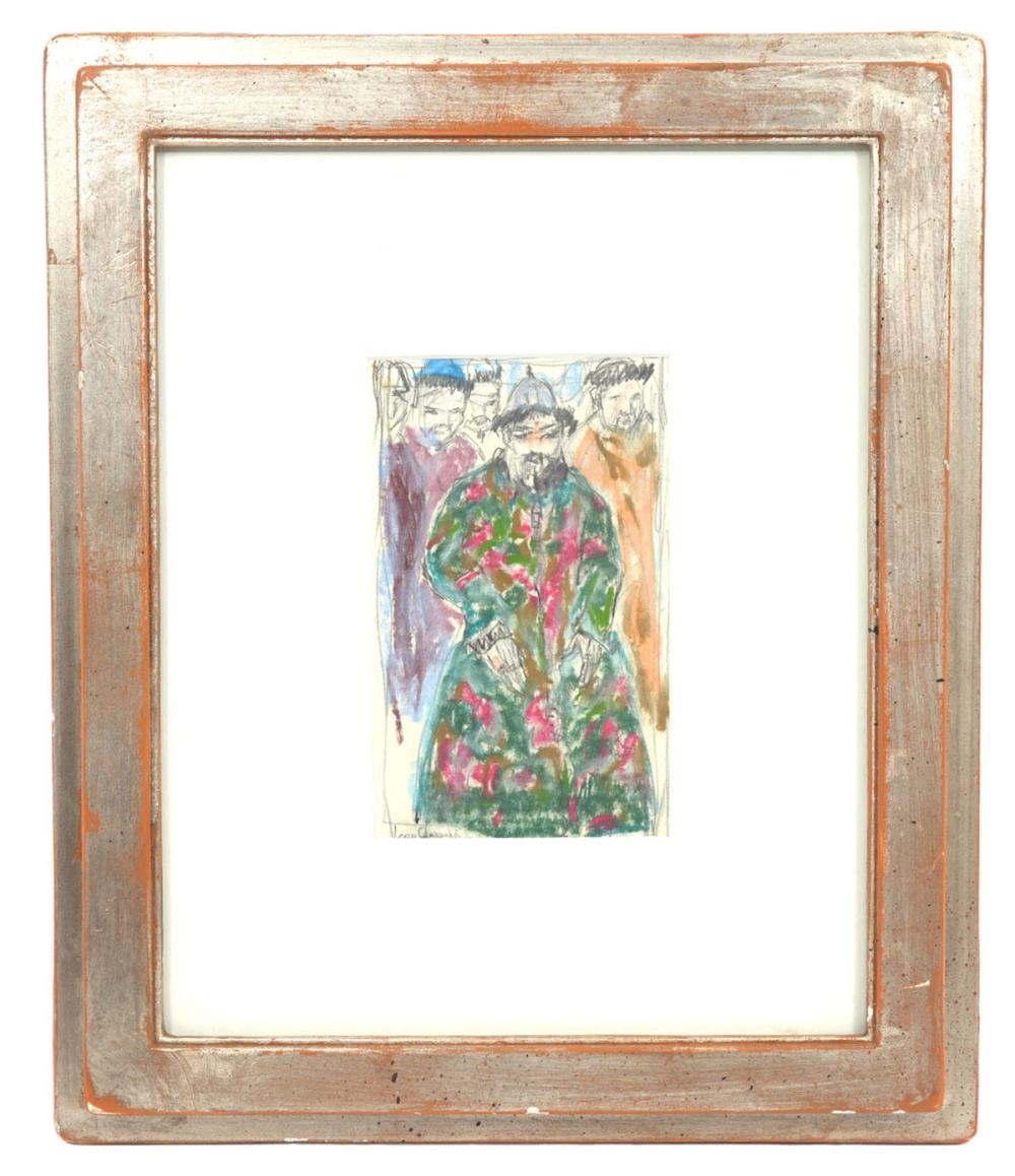 Leon Gaspard | Leon Gaspard 'Mongols' Double Sided Painting | MutualArt