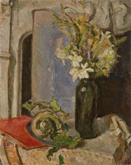 Bertrand Py | Vase of flowers and shells | MutualArt