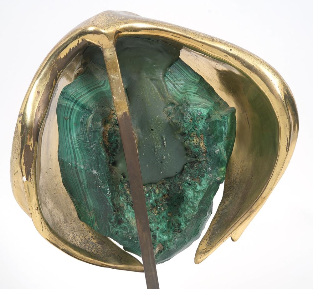 Jacques Duval-Brasseur | Jacques Duval-Brasseur Malachite Sculpture ...