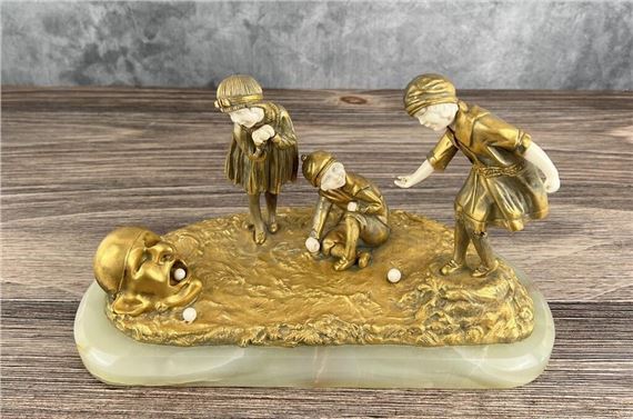 Demétre H. Chiparus | Dimitri Haralamb Chiparus Art Nouveau Bronze ...