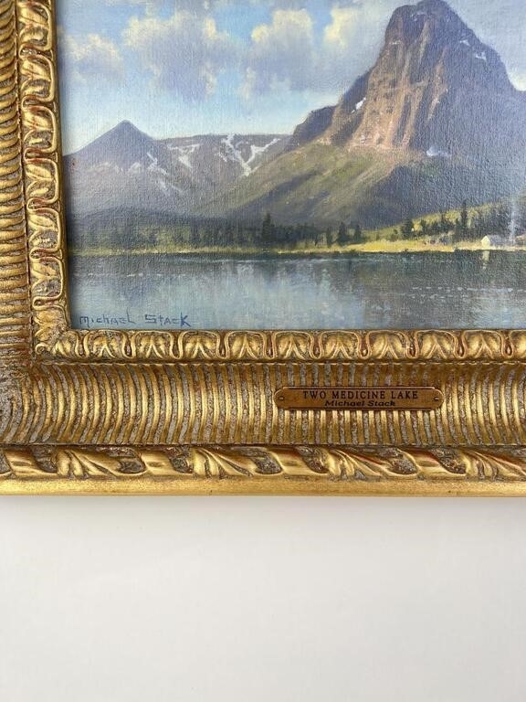 Michael Stack | Michael Stack Glacier National Park Painting (1992 ...