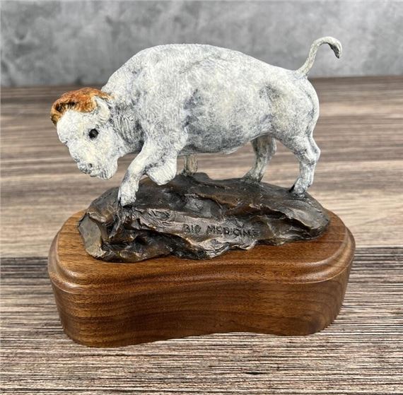 Joe Halko | Joe Halko Big Medicine Montana Buffalo Bronze (1976 ...