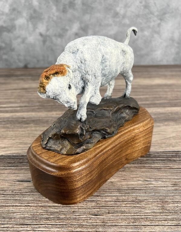 Joe Halko | Joe Halko Big Medicine Montana Buffalo Bronze (1976 ...