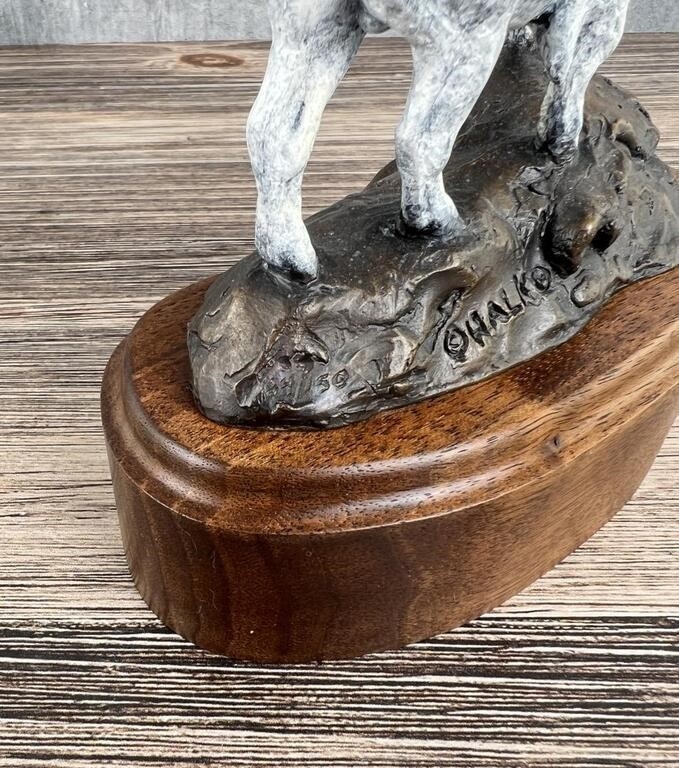 Joe Halko | Joe Halko Big Medicine Montana Buffalo Bronze (1976 ...