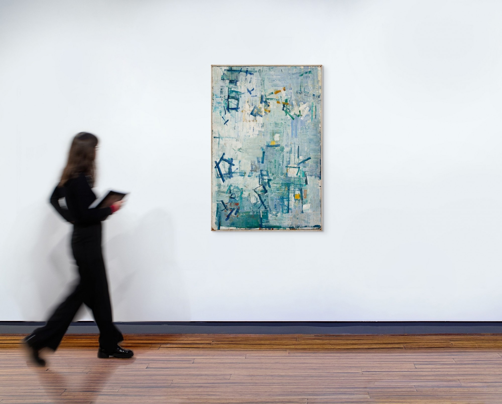 Yvonne Audette | COMPOSITION IN BLUE, 1958 (1958) | MutualArt