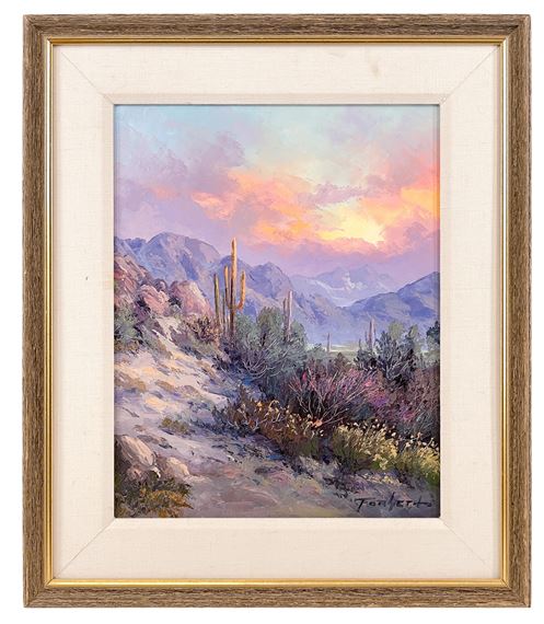 Carroll Forseth | Carroll Forseth (20/21st century) Desert Landscape ...