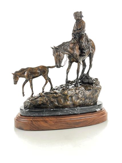 Ron Stewart | Ron Stewart (Born 1941) A Mothers Love Bronze Sculpture ...